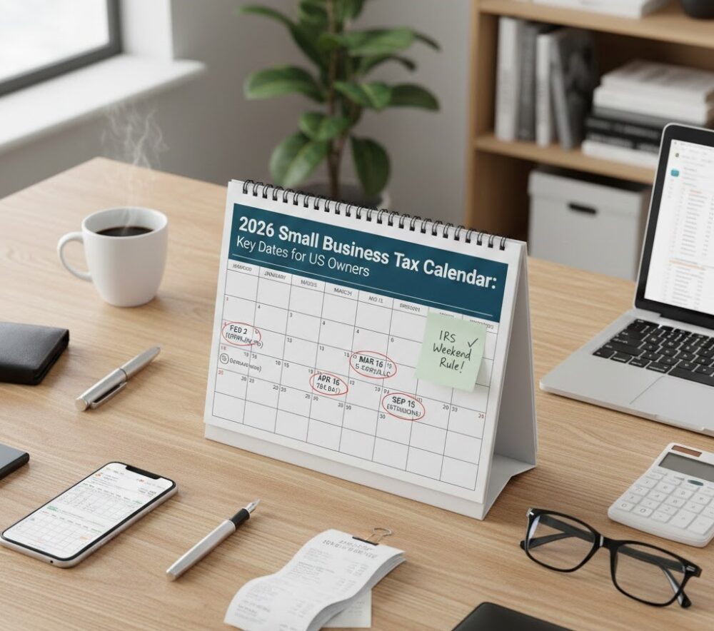 2026 Small Business Tax Calendar: Key Dates For US Owners